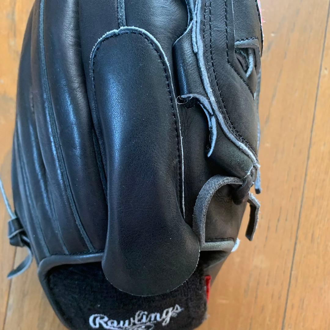 Rawlings 軟式グローブ 投手用 黒（ランディージョンソンモデル）