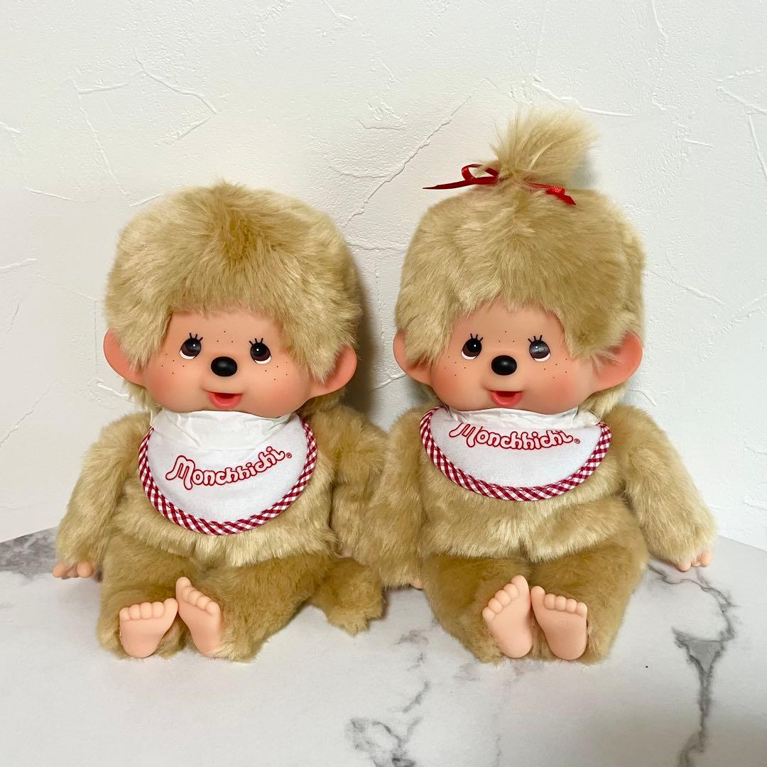 モンチッチ　monchhichi ベージュプレミアムスタンダードM 男の子女の子