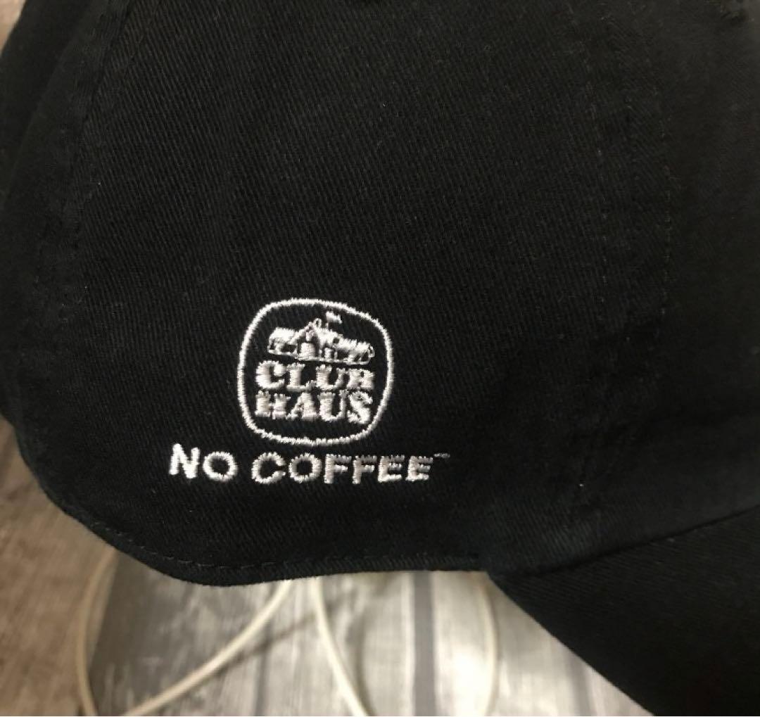 47 NO COFFEE NO GOLF ブラック　キャップ　帽子