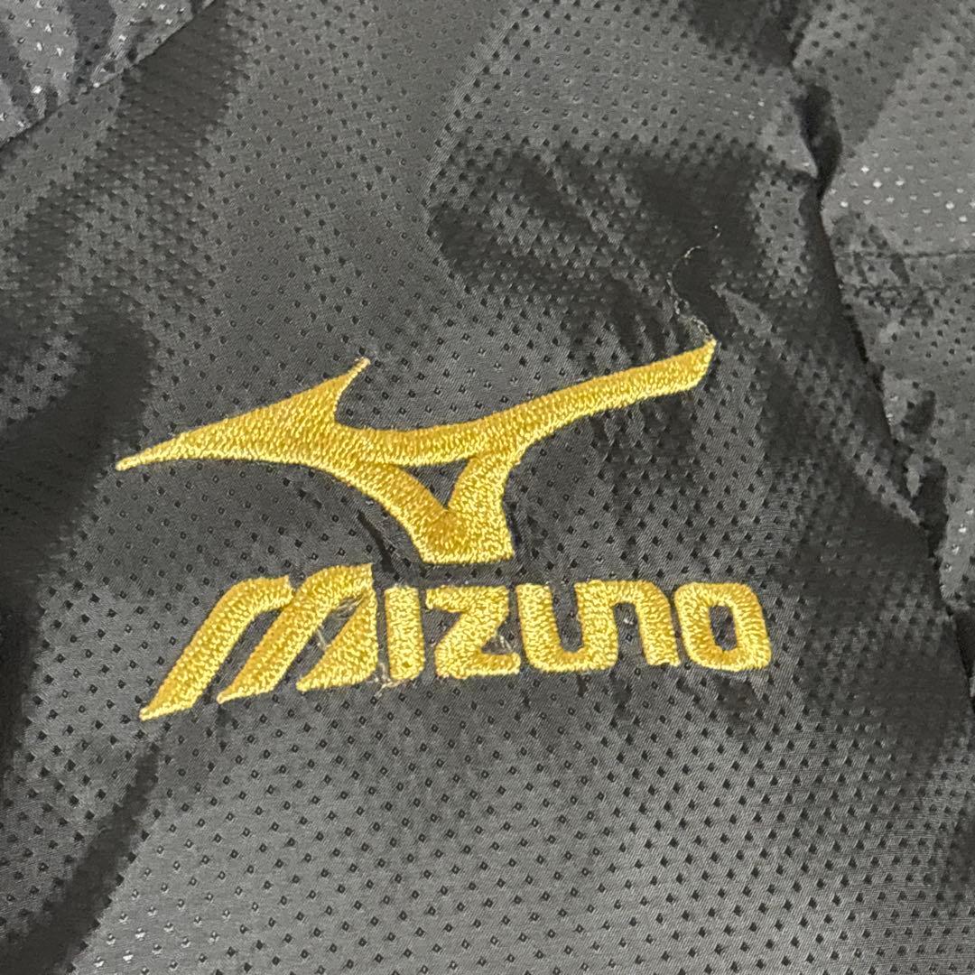 MIZUNO ベンチコート ダウンコート サッカー観戦 金刺繍 Lサイズ