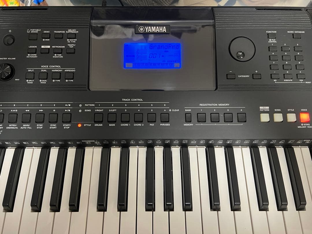 即発送 YAMAHA PSR-E453 61鍵　アダプター　スタンド カバー付き