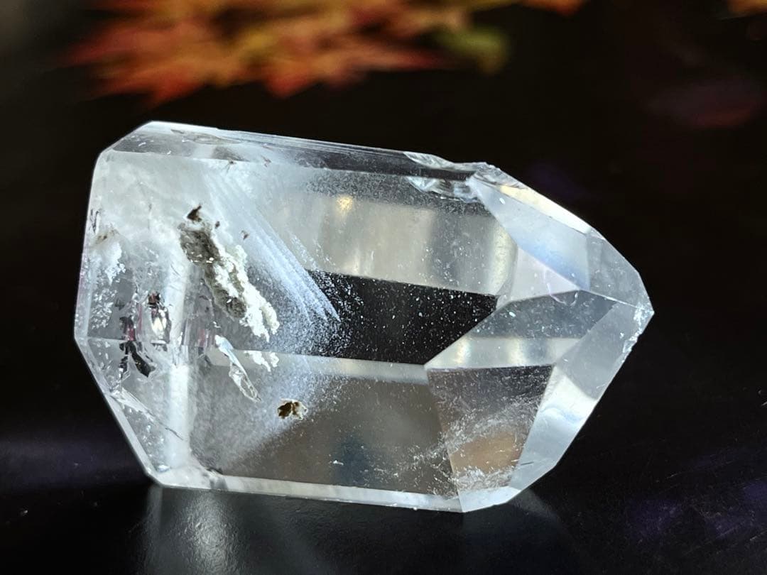 龍脈水晶✨　ホワイトファントム　クリスタル　水晶　原石　ポリッシュ　ポイント