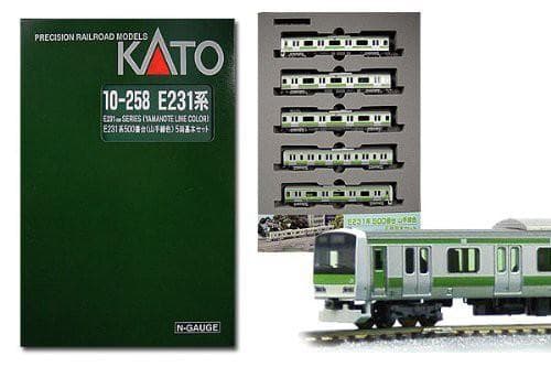 新品未使用KATO 10-258 E231系500番台電車 山手線色 5両基本