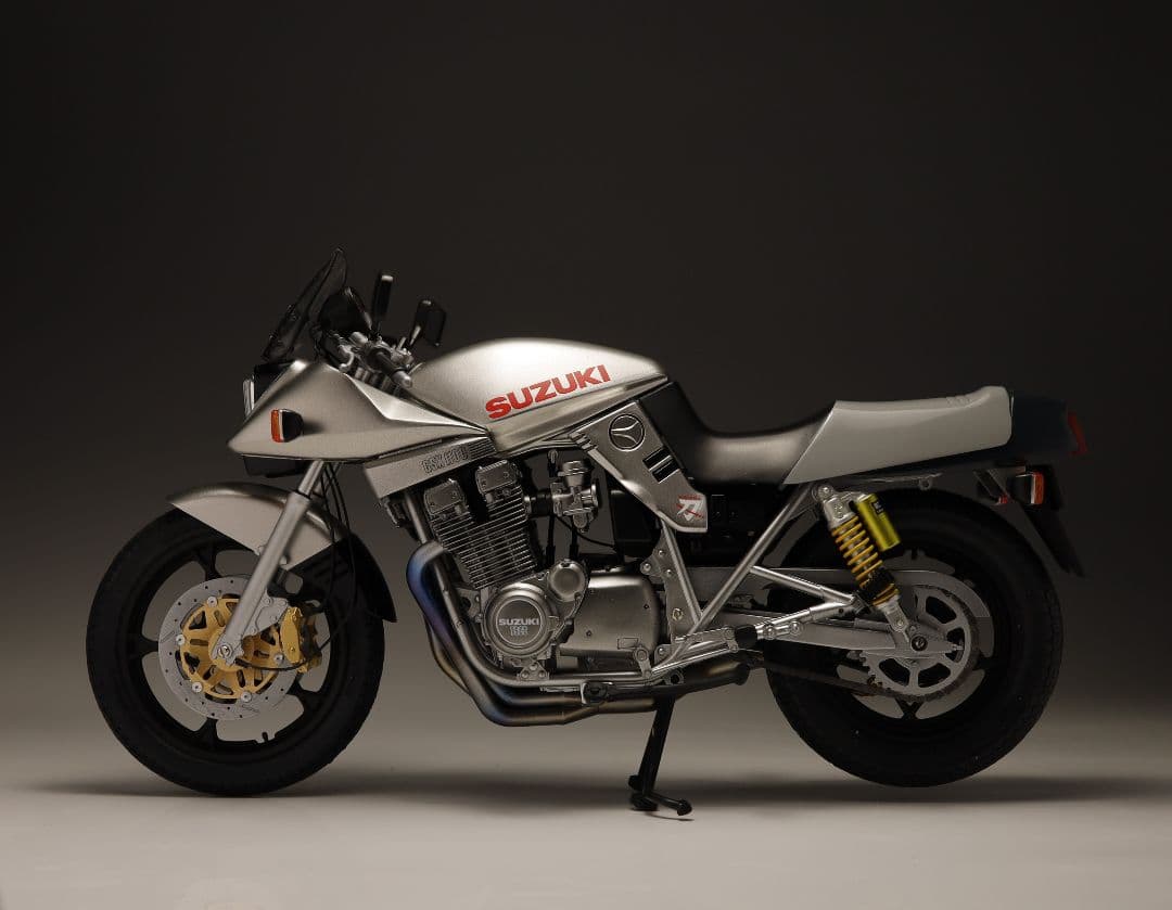 ＊ヒデプリ＊タミヤ 1/12 GSX1100S カタナ 全塗装完成品