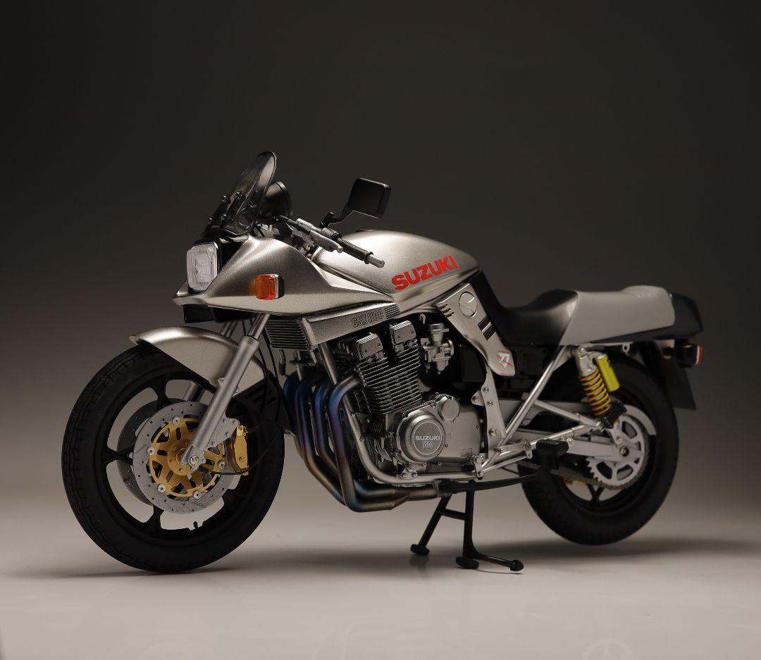＊ヒデプリ＊タミヤ 1/12 GSX1100S カタナ 全塗装完成品