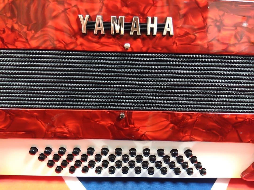 【美品即演奏可】YAMAHA YA48アコーディオン独奏高級モデル整備簡易調律済