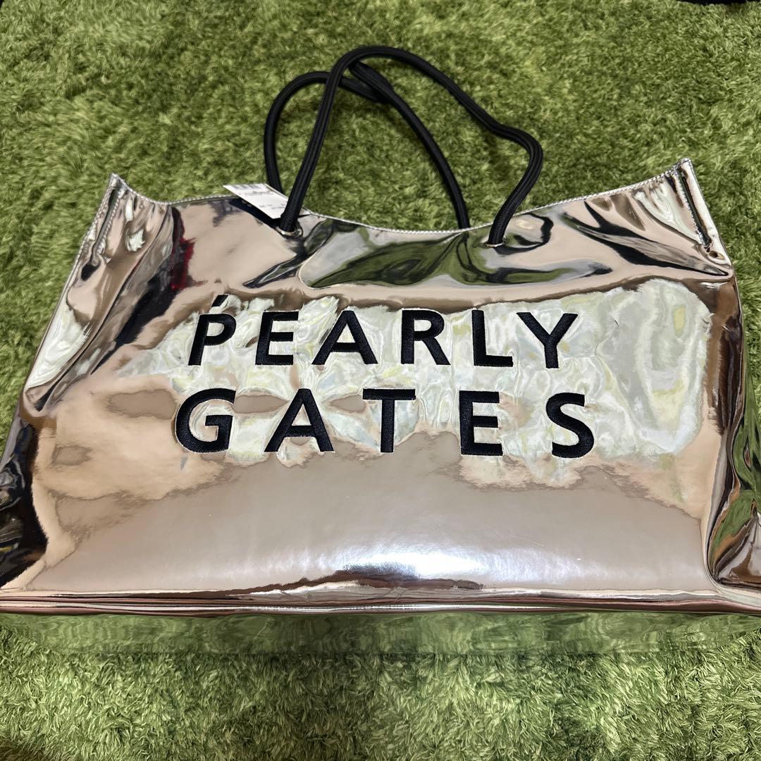 【新品】PEARLY GATES ロッカーバッグ　シルバー