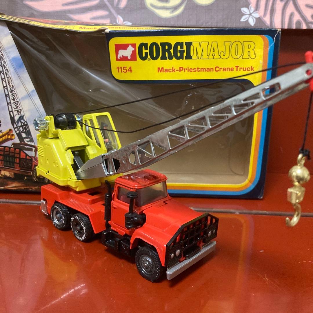 ミニカー Corgi Mack-Priestman Crane Truck 1154