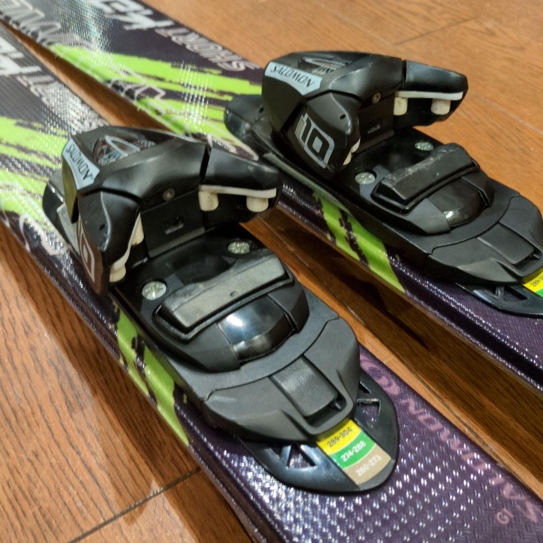 SALOMON SHORT KART 125cm ミッドスキー ①