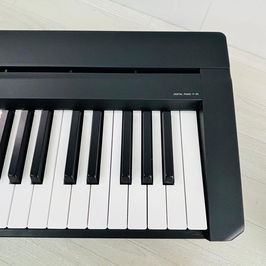 YAMAHA P-45B 電子ピアノ 88鍵 2024年製 純正付属品付き