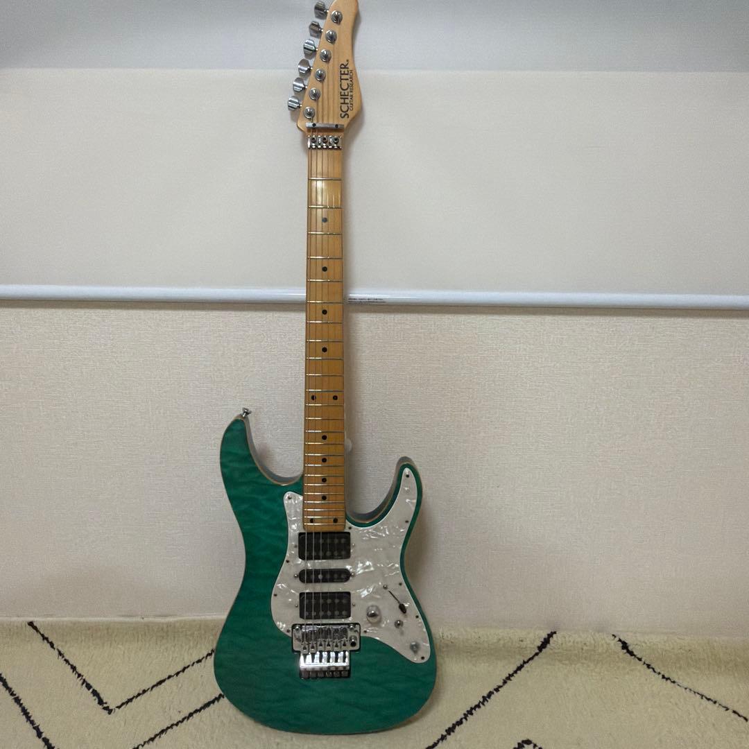 Schecter エレキギター グリーン