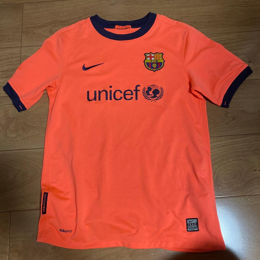 FC Barcelona Nike サッカーシャツ オレンジ