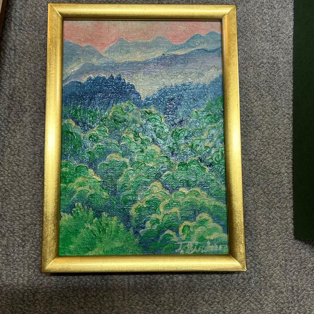 白岩俊治　油絵SMサイズ　風景画