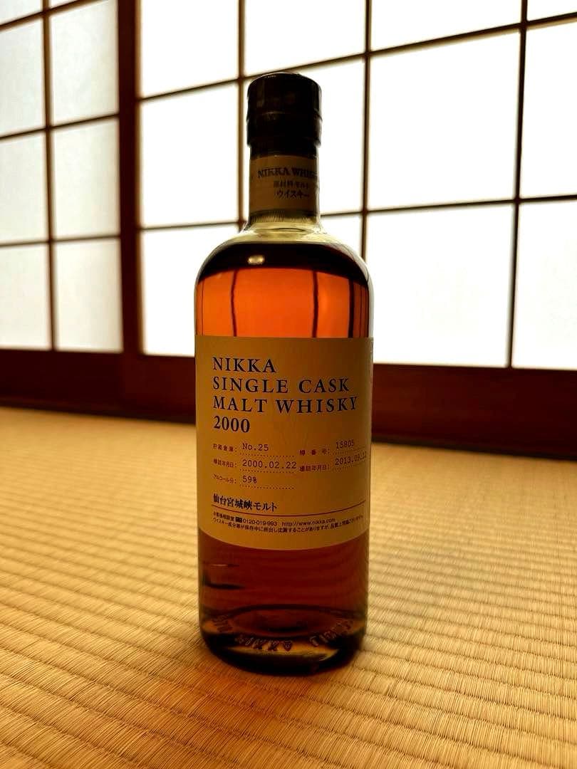NIKKA 仙台宮城峡シングルカスクモルトウイスキー2000