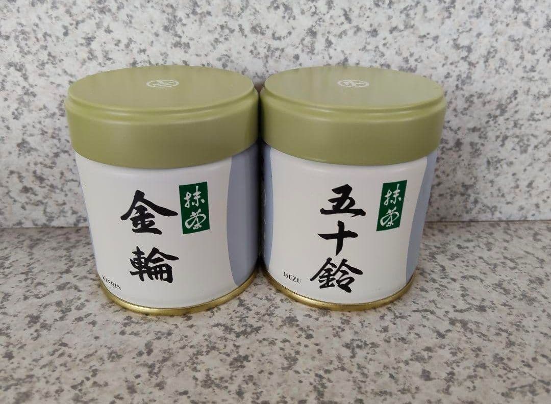 宇治 丸久小山園 抹茶 金輪40g缶 五十鈴40g缶