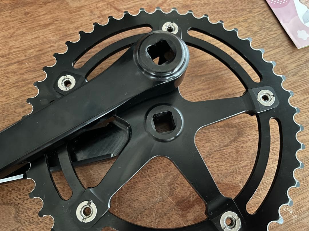 パーツ BLUE LUG RMC track crank set (all black)