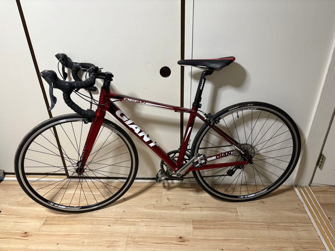GIANT DEFY レッド ロードバイク