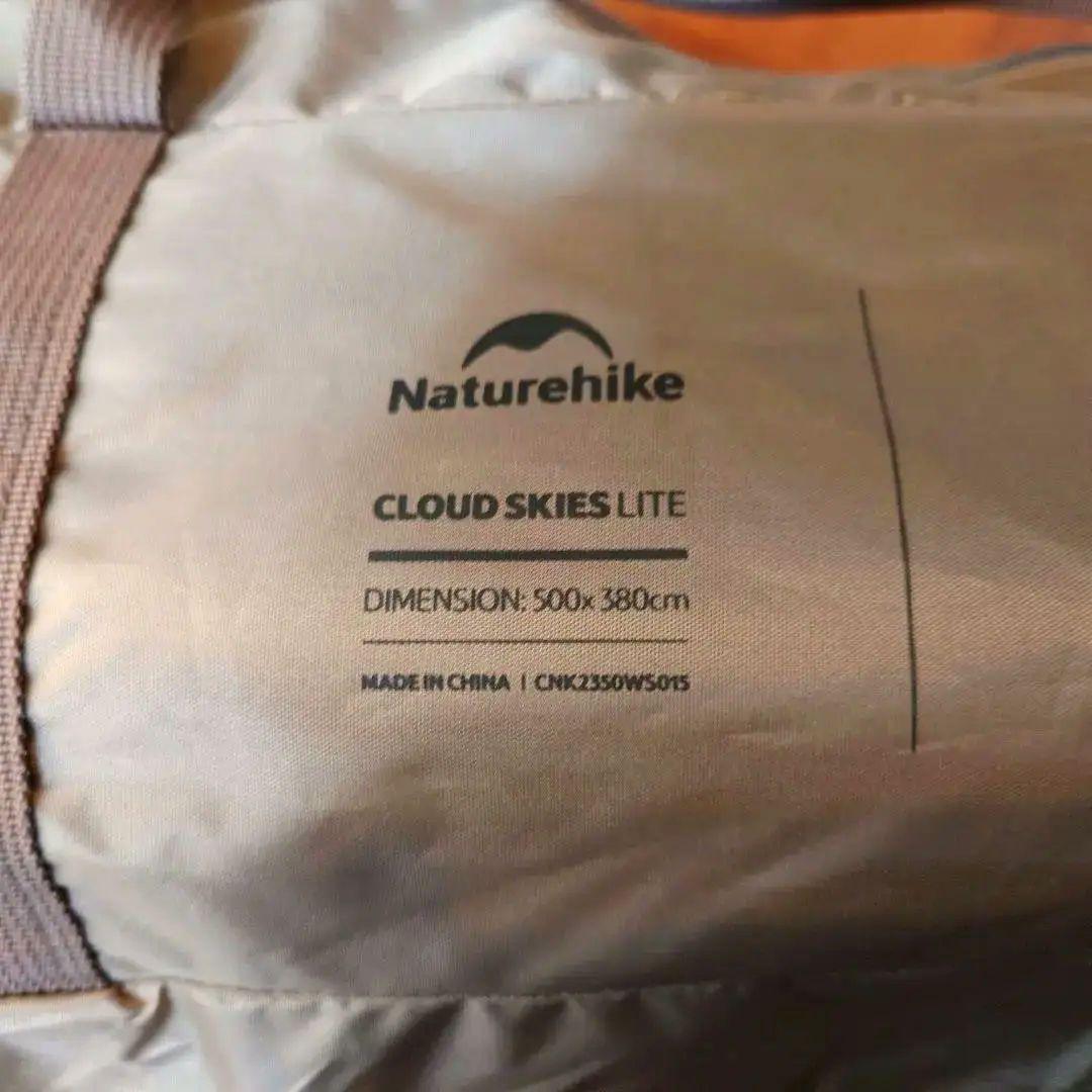 【美品】Naturehike タープ ベージュ ポール・ペグ付き