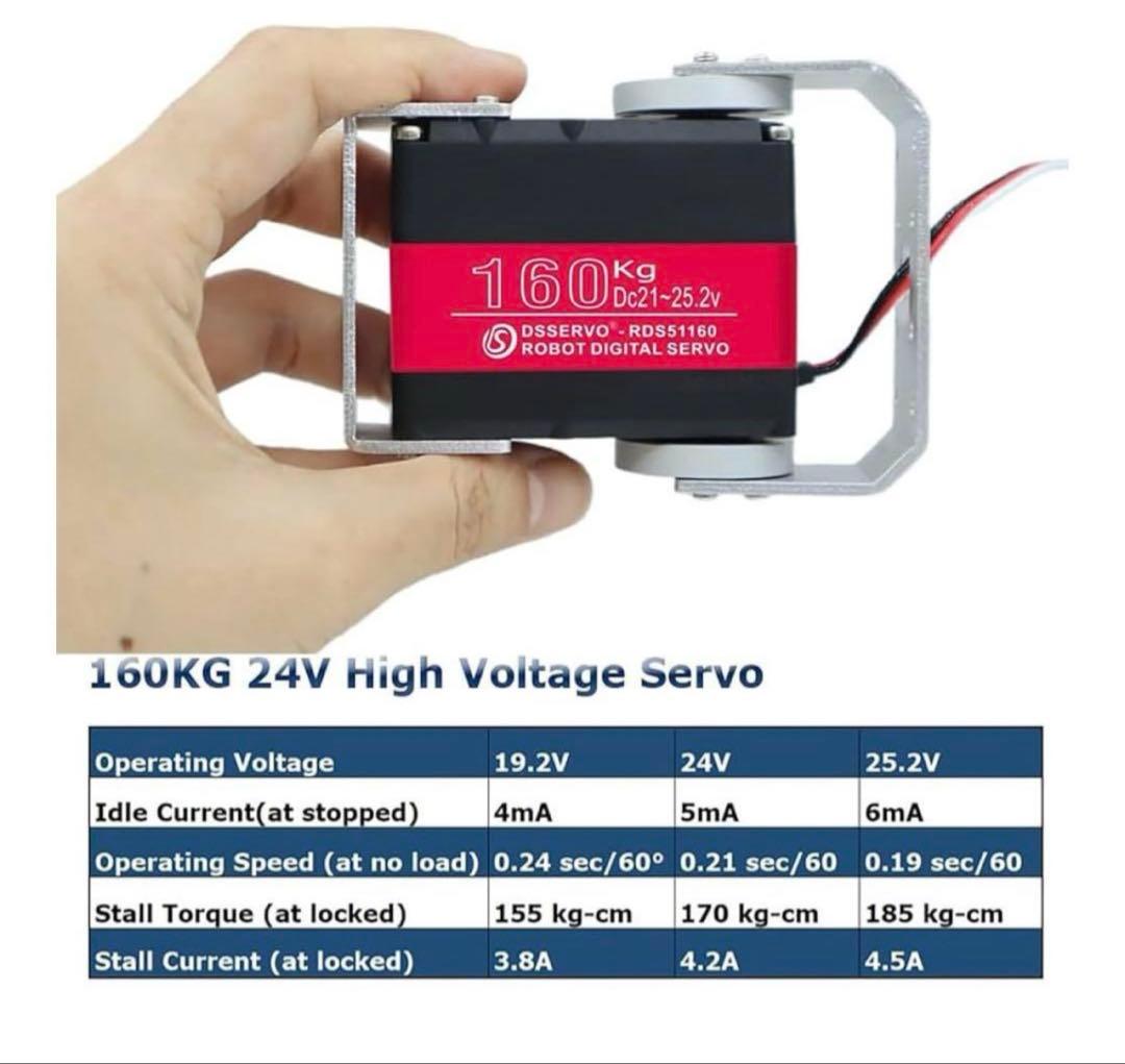 160Kg二軸サーボ RDS5160教育娯楽ロボットサーボ スマートロボッサーボ