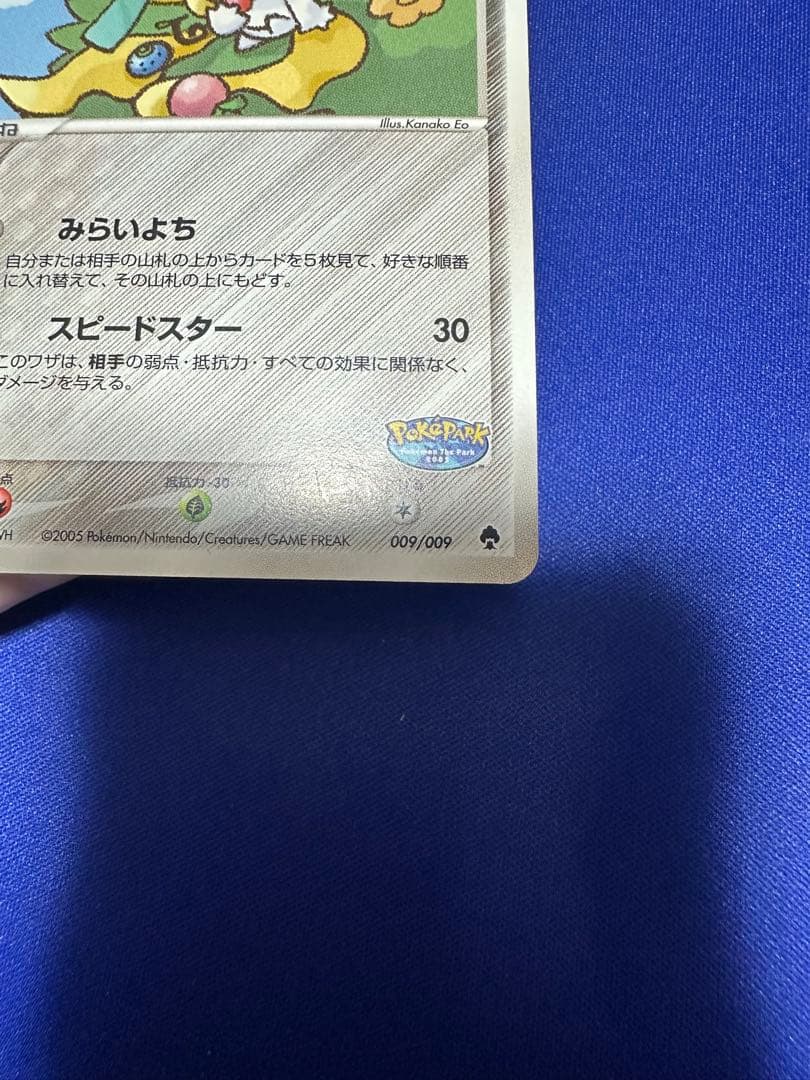 ポケパークのジラーチ ポケパークプレミアムファイル 009/009