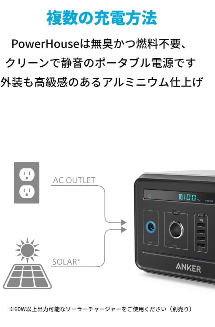 Anker PowerHouse ポータブル電源