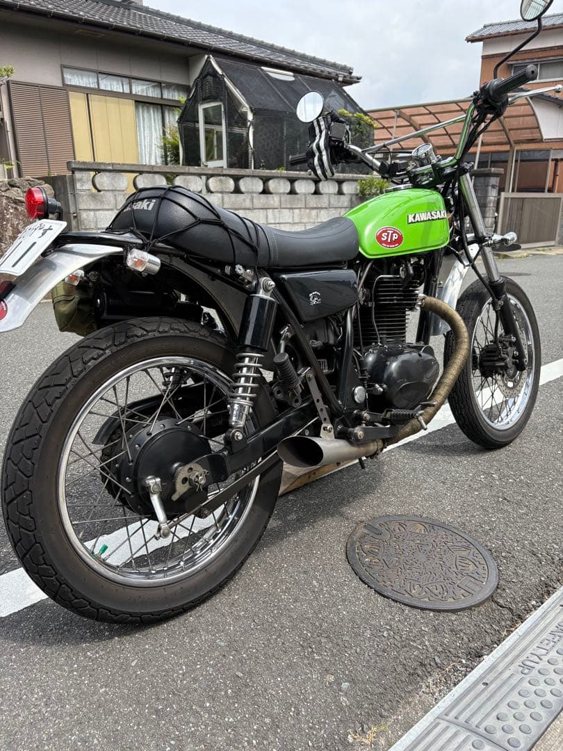 ☆250tr車高上げ☆w650 リアサスペンション