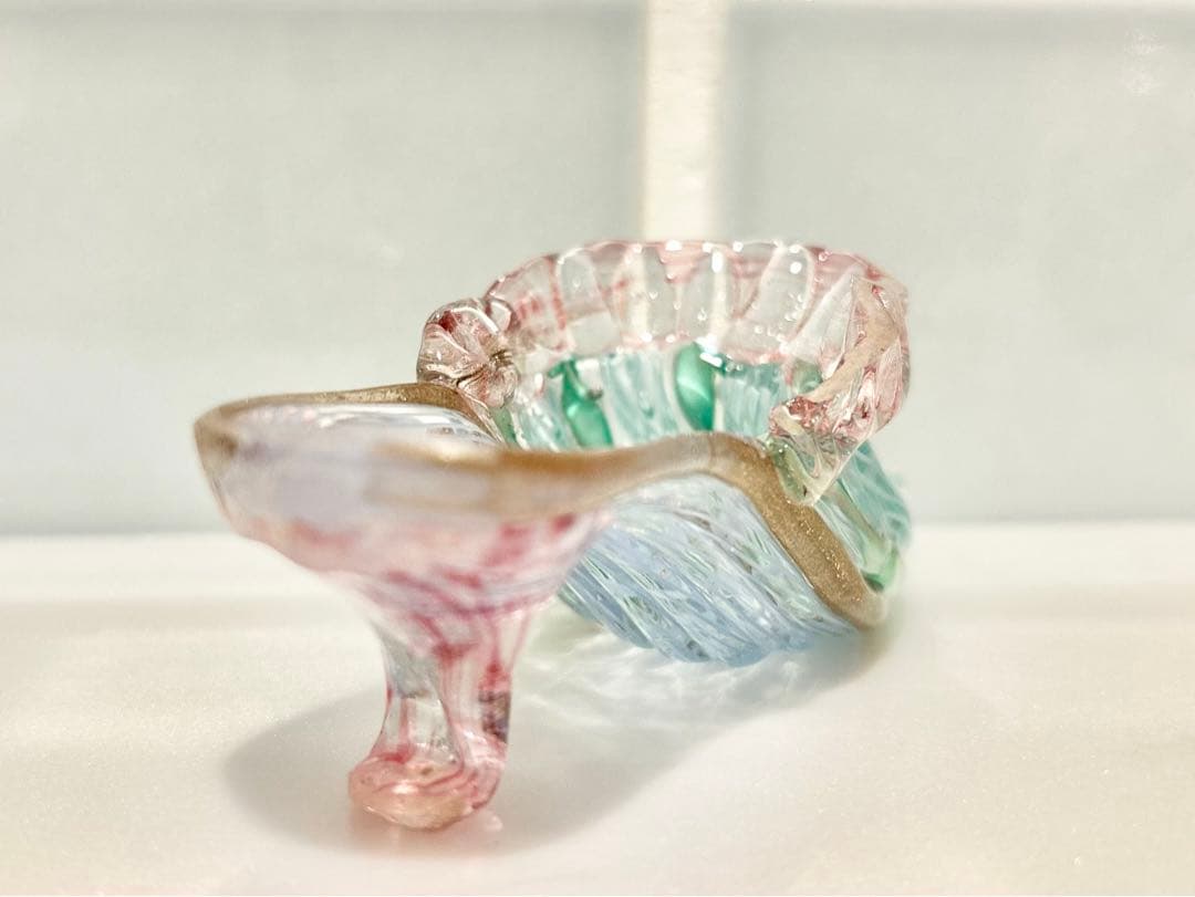 ベネチア ヴェネチアン murano ムラーノ ガラス グラス レース シューズ