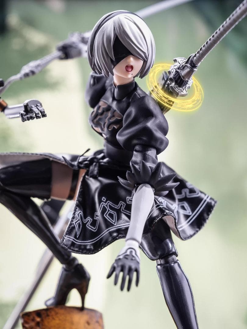 figma 2B（ヨルハ二号B型）用スカート 布製 可動UP 本体なし