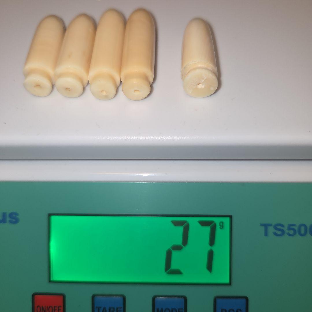 クリーム色流線型ルアー5個セット