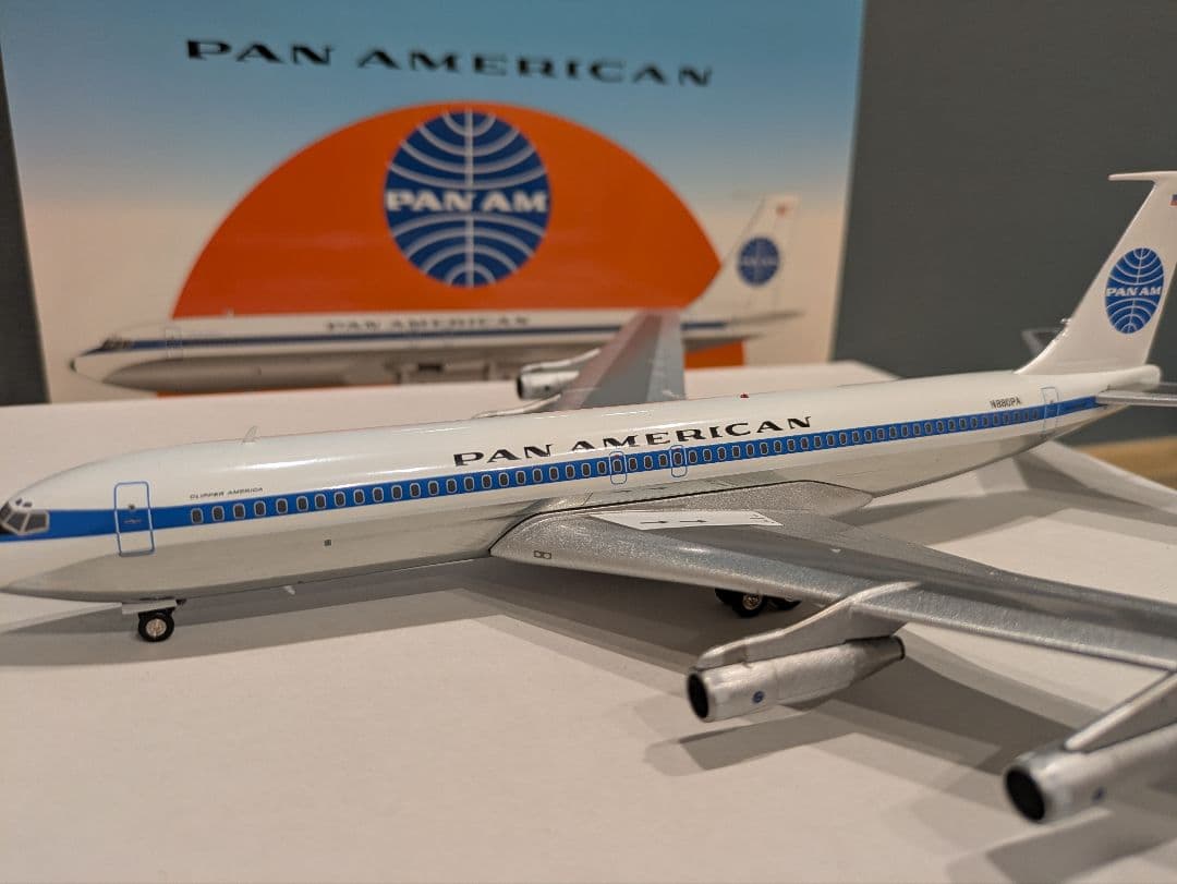 【新品・希少】PANAM パンナム ボーイング707 inflight200