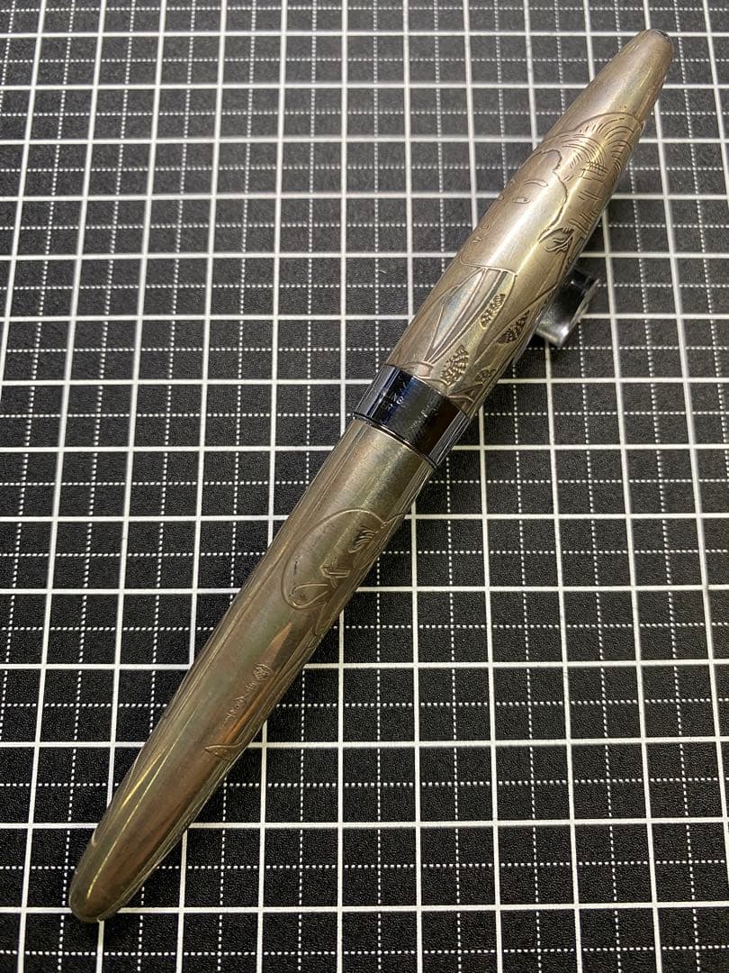 PILOT CUSTOM UKIYOE Sterling-Silver 字幅F