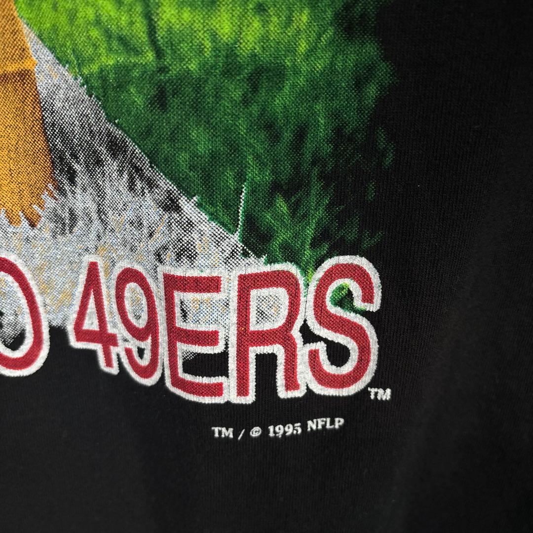 サンフランシスコ49ers NFLNUTMEG USA製 1995年TシャツXL