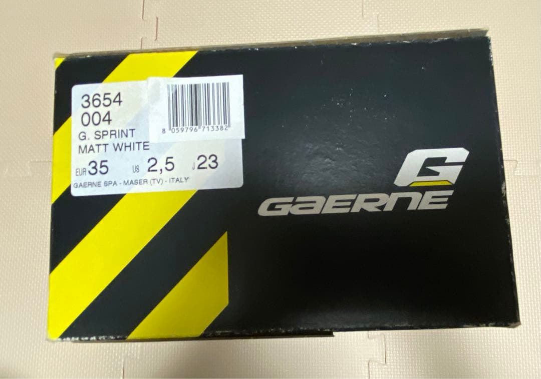 【タグ付き】GAERNE G. SPRINT マットホワイト 35