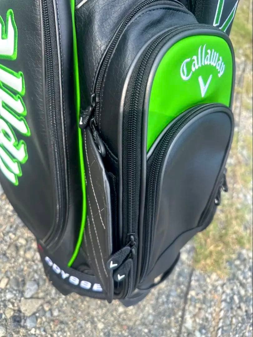 【極美品】Callaway Elyte スタンドバッグ ブラック/グリーン