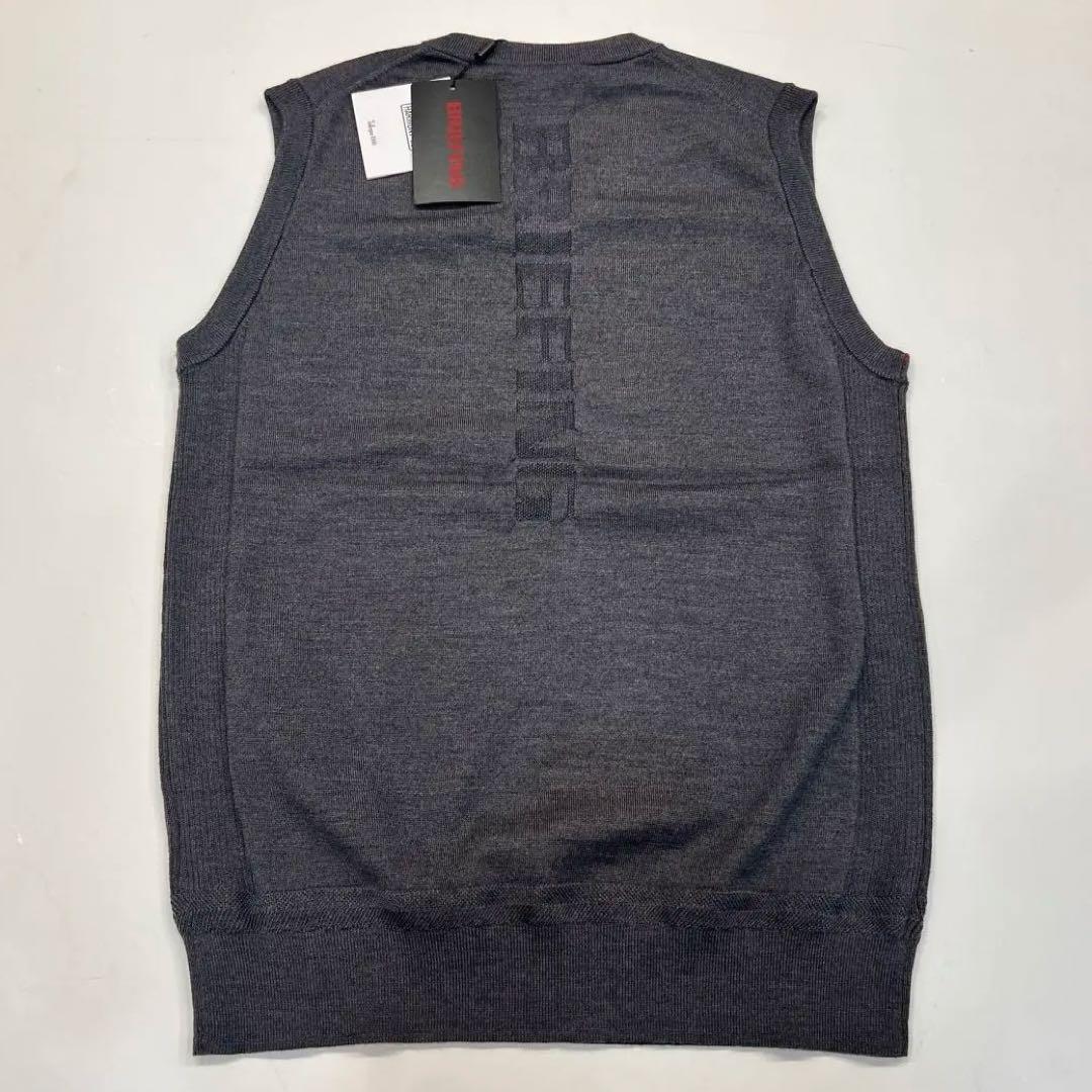 新品　BRIEFING　MENS FINE MERINO V KECK VEST