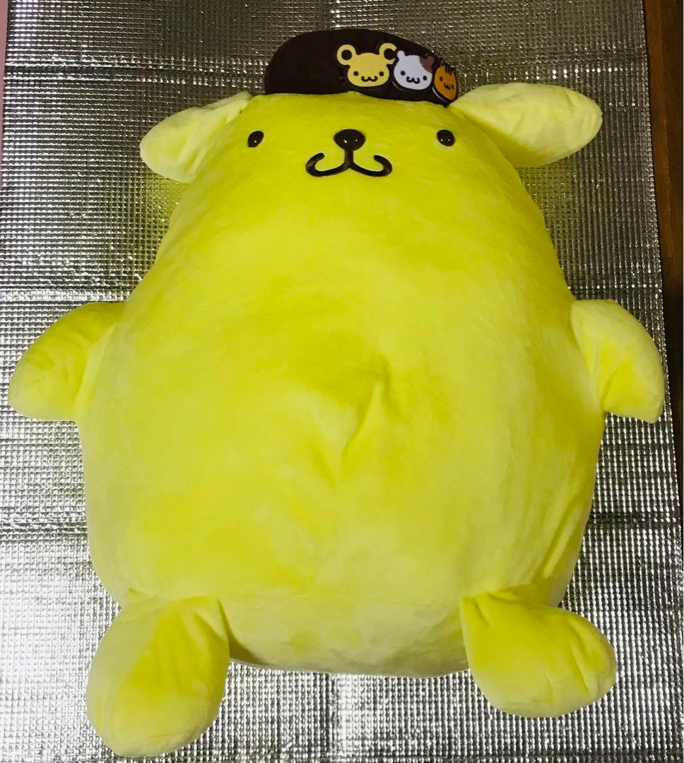 ポムポムプリン BIG クッション 特大 ぬいぐるみ サンリオ 可愛い ビッグ