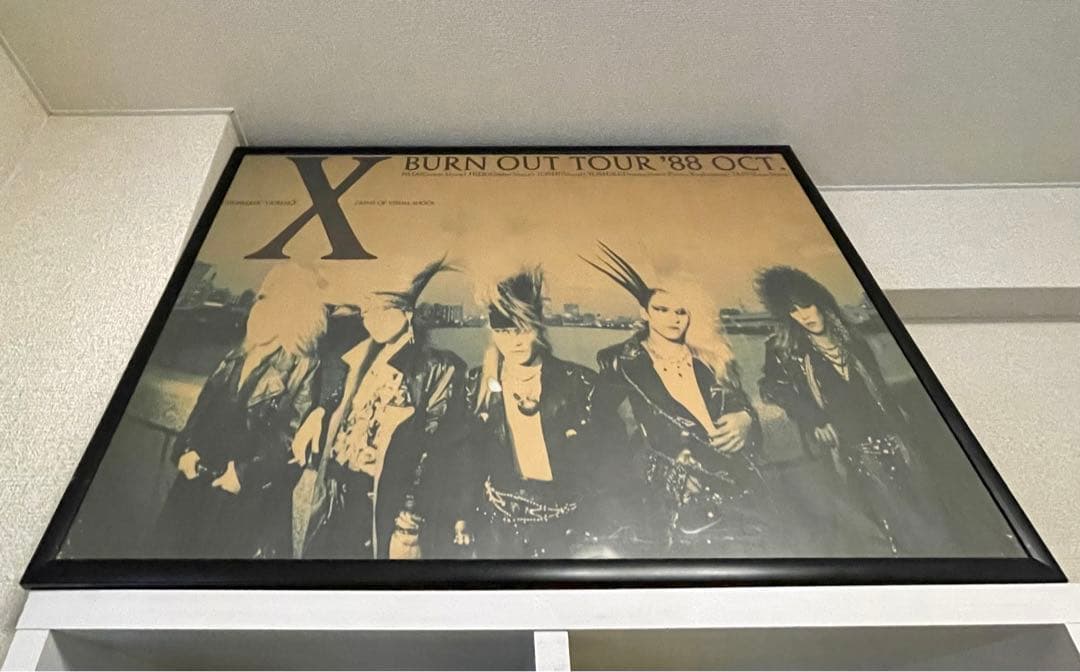 X/X JAPAN 88年BURN OUT TOUR ポスター