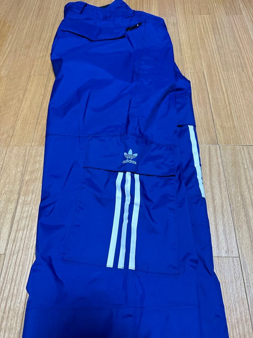 adidas スノーボード ウェア パンツ L 青
