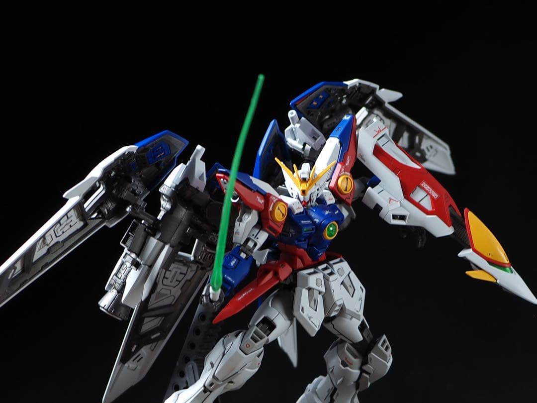 RG ウイングガンダムゼロ 全塗装　完成品　ガンダウイングガンダム
