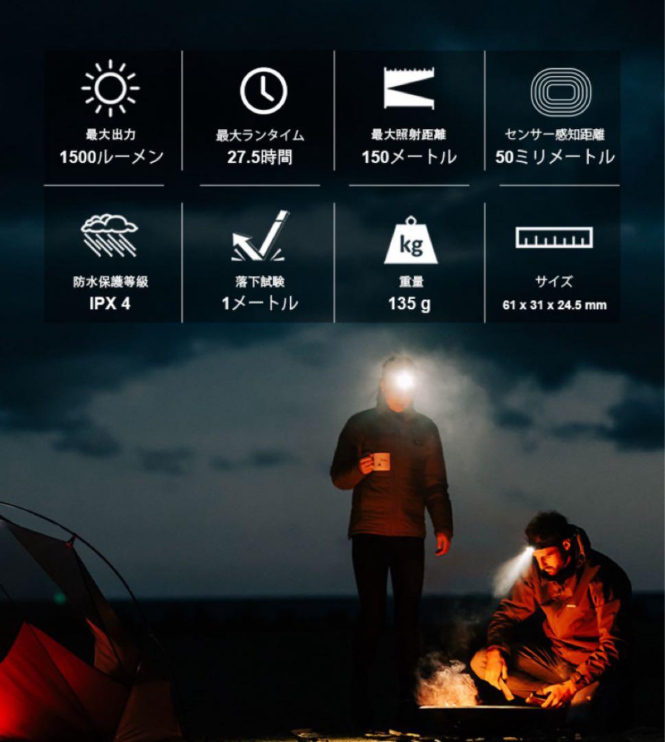 Olight オーライト Array 2 Pro ヘッドランプ 1500ルーメン