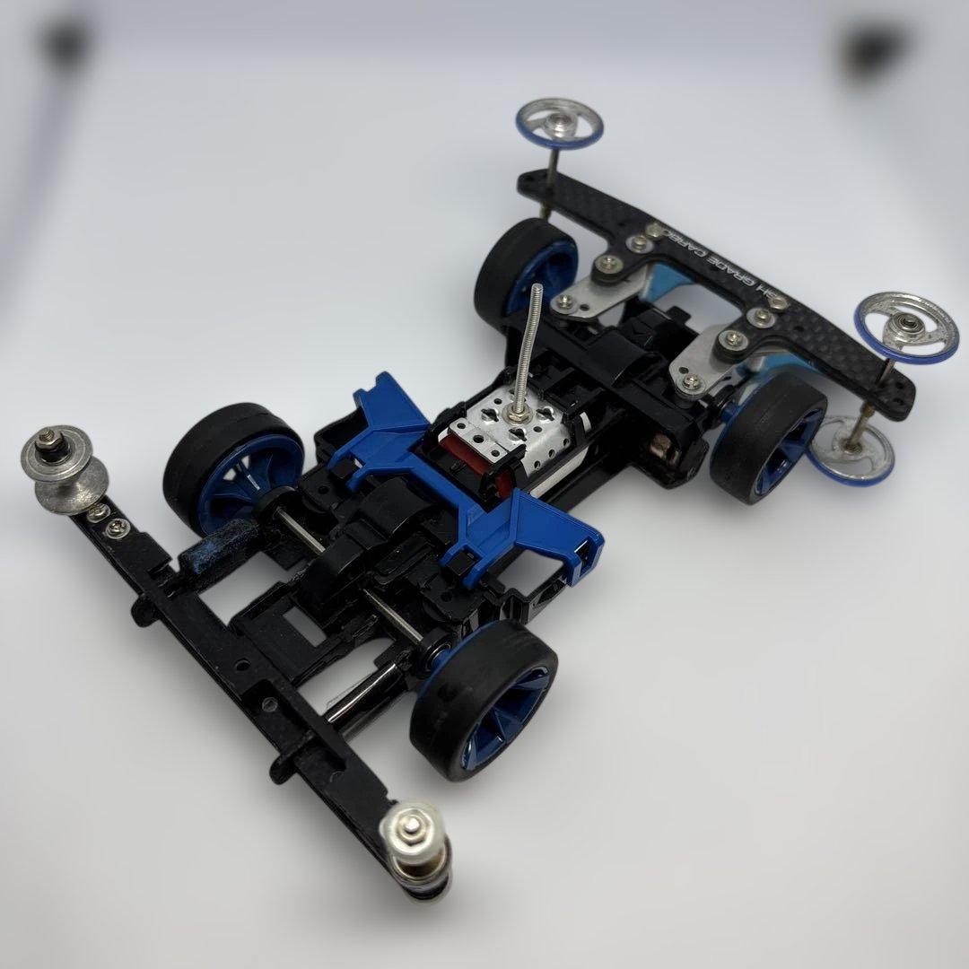 即購入可 ミニ四駆 MSシャーシ 井桁 フラットマシン 改造完成済 ベルダーガ