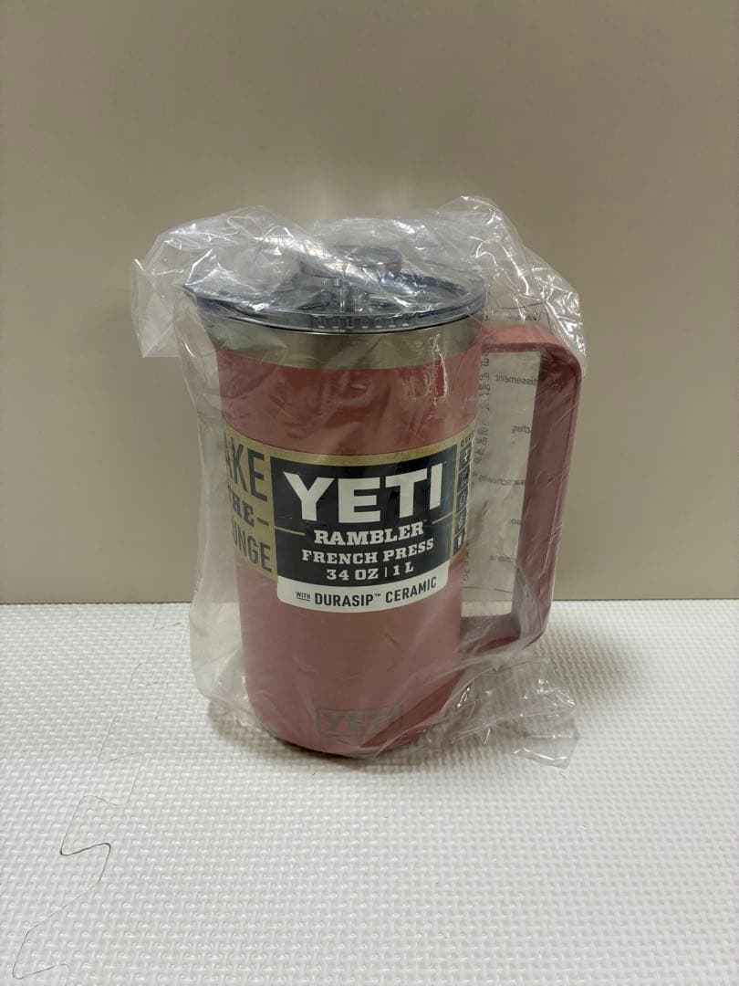 YETI Rambler French Press 34ozサンドストーンピンク