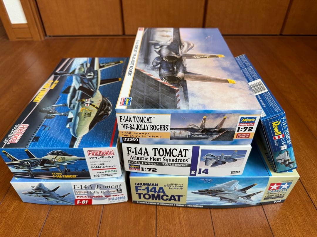 【新品】F-14A TOMCAT プラモデル6個セット