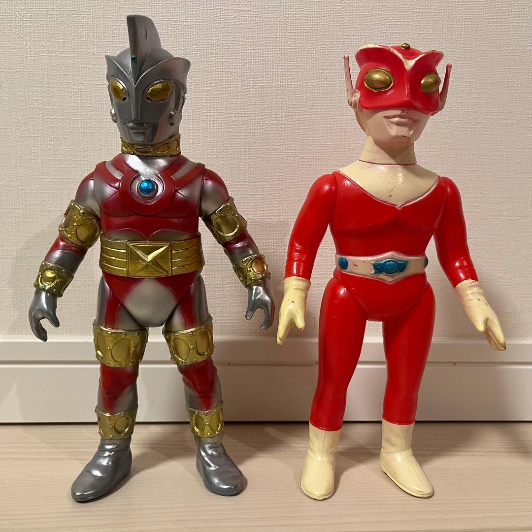激レア 無版権 レッドマン パチ ソフビ ブルマァク マルサン ベアモデル