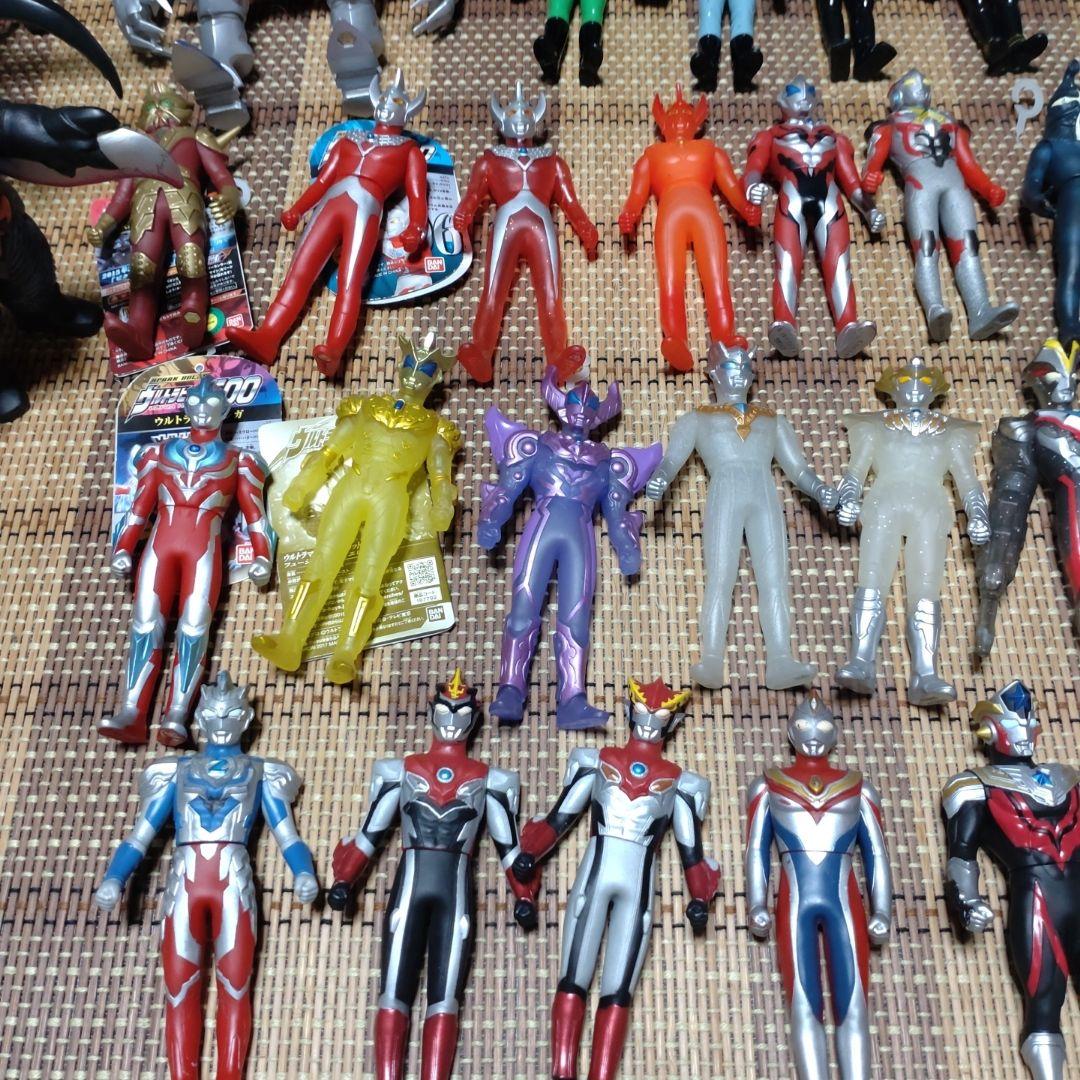 ウルトラマン　ウルトラ怪獣　仮面ライダー　ソフビ大量セット
