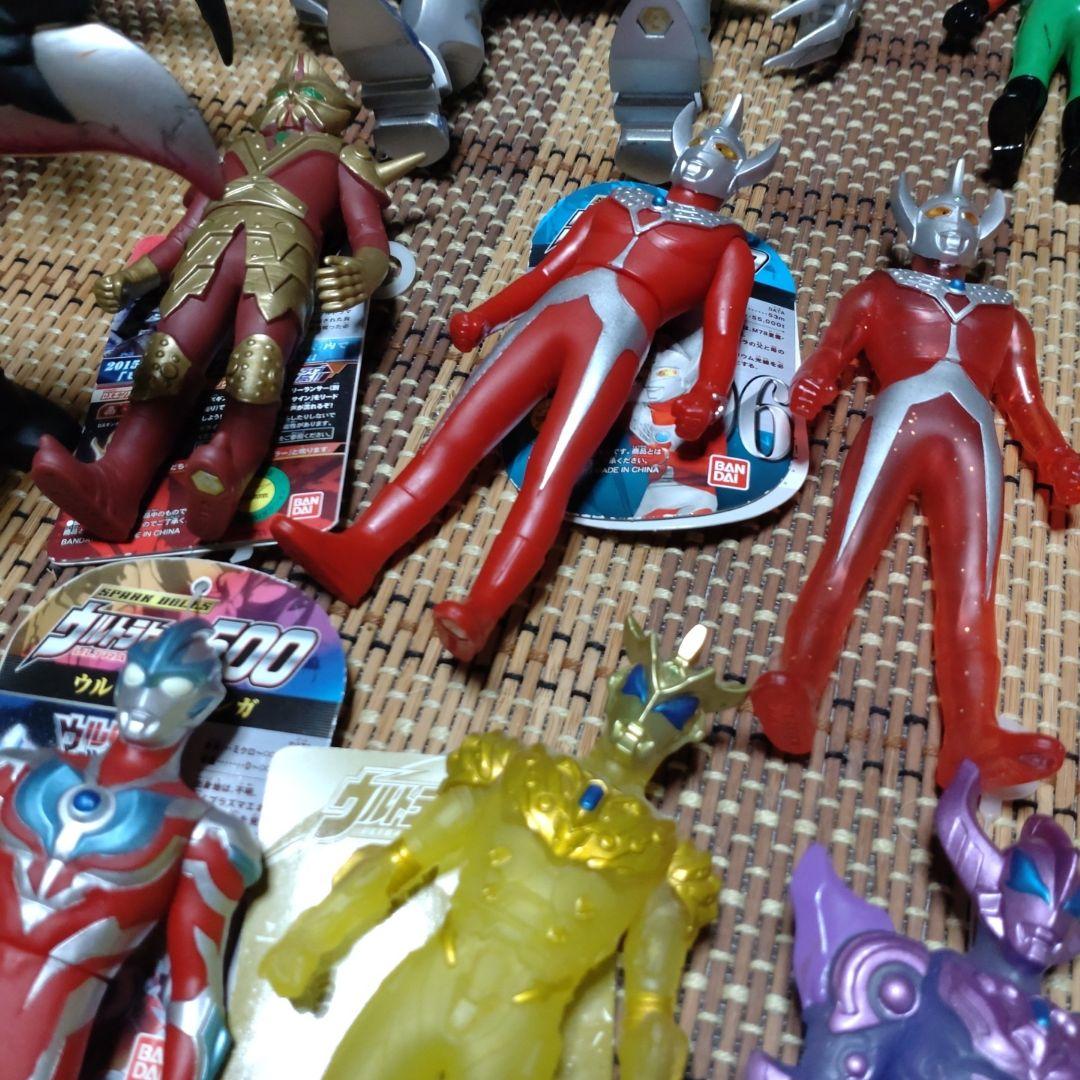 ウルトラマン　ウルトラ怪獣　仮面ライダー　ソフビ大量セット
