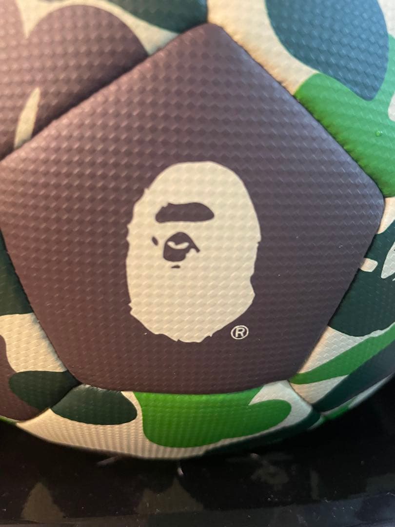 J*M様 エイプ　a bathing ape サッカーボール　カモフラ　レア　激