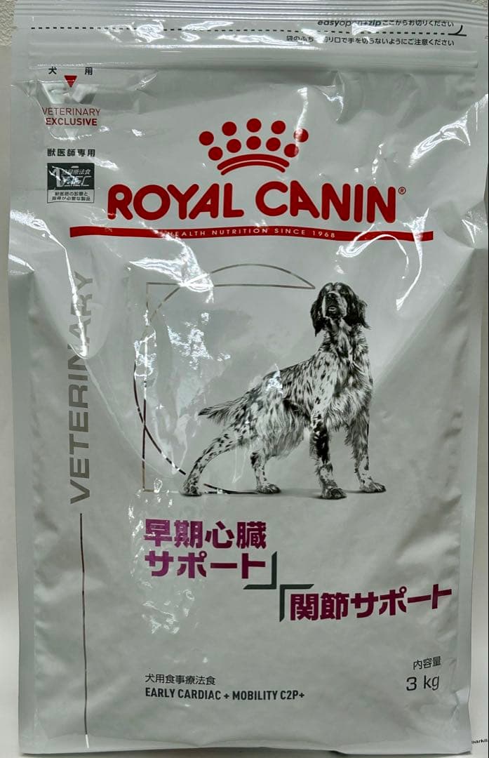 ロイヤルカナン 犬用 早期心臓サポート＋関節サポート 3kg 1袋