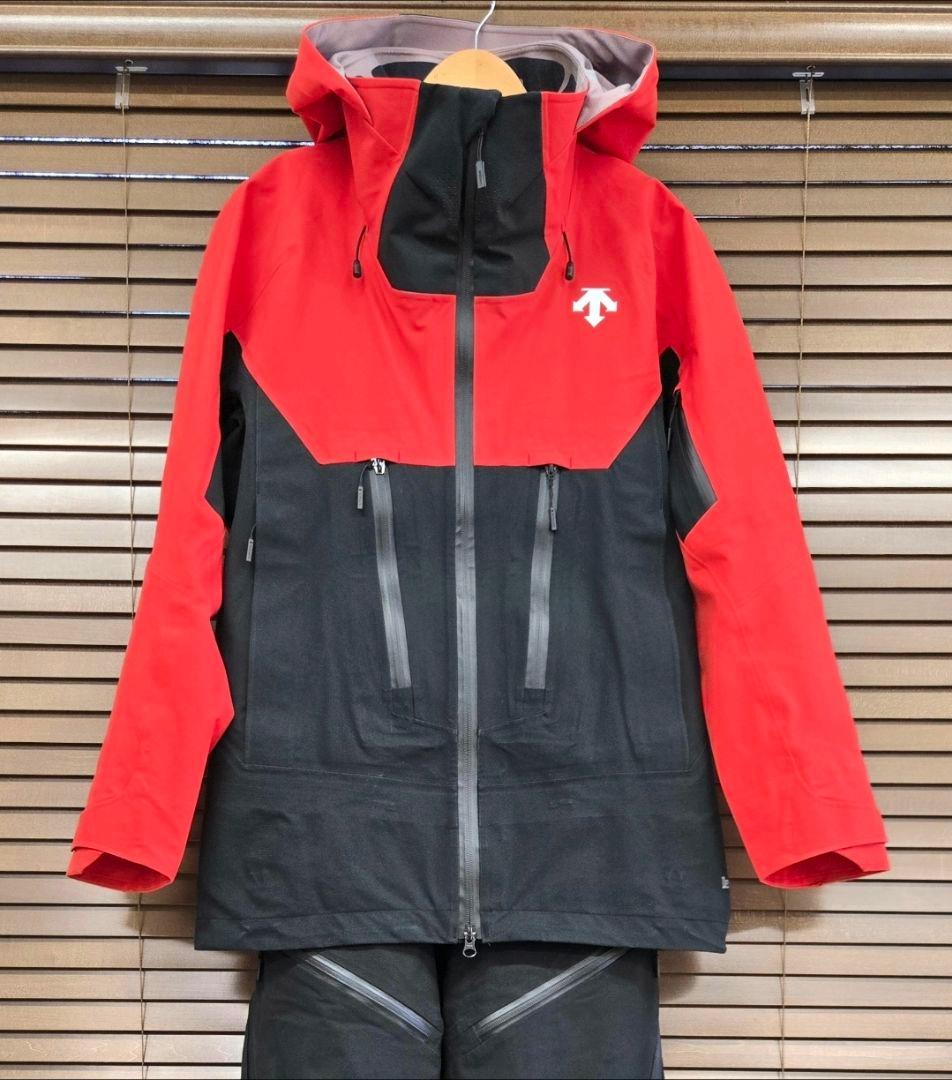 美品 デサントスキーウェア シェルジャケット ジオパンツ DESCENTE