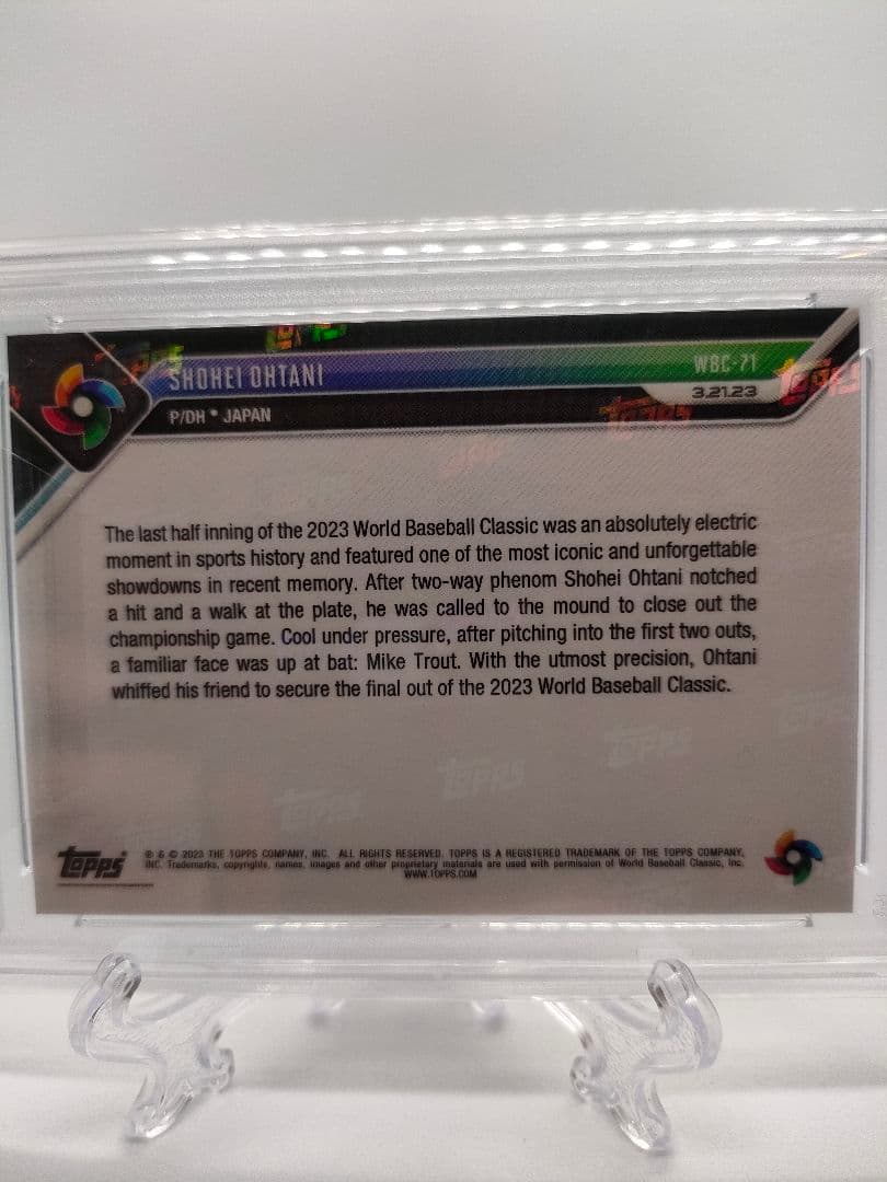 【PSA 9】大谷翔平vsトラウト - 2023 TOPPS NOW